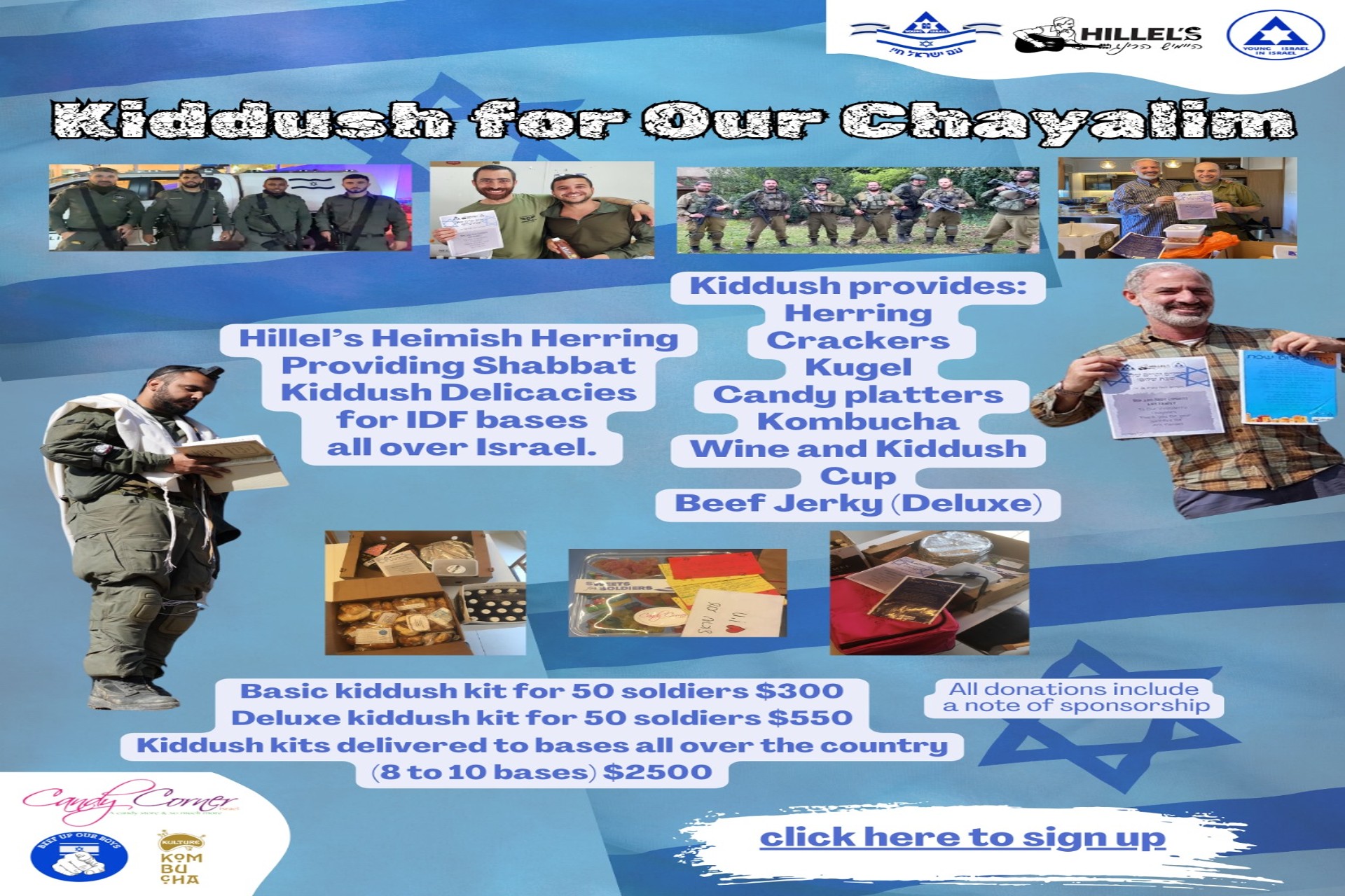 Kiddush Kits for Soldiers: Hillel's Heimish Herring - National Council ...